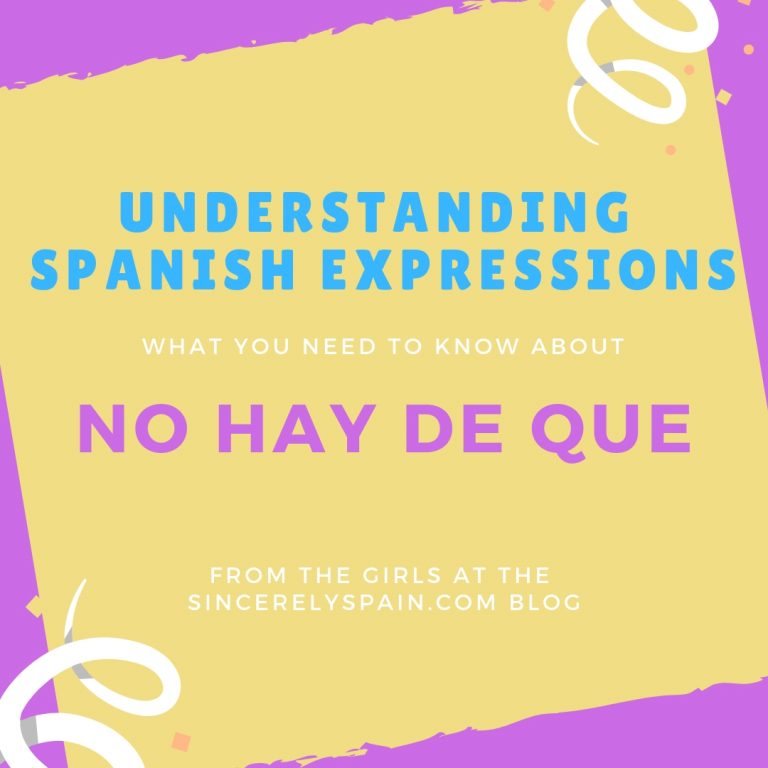 What Does “No hay de qué” Mean? – Sincerely, Spain